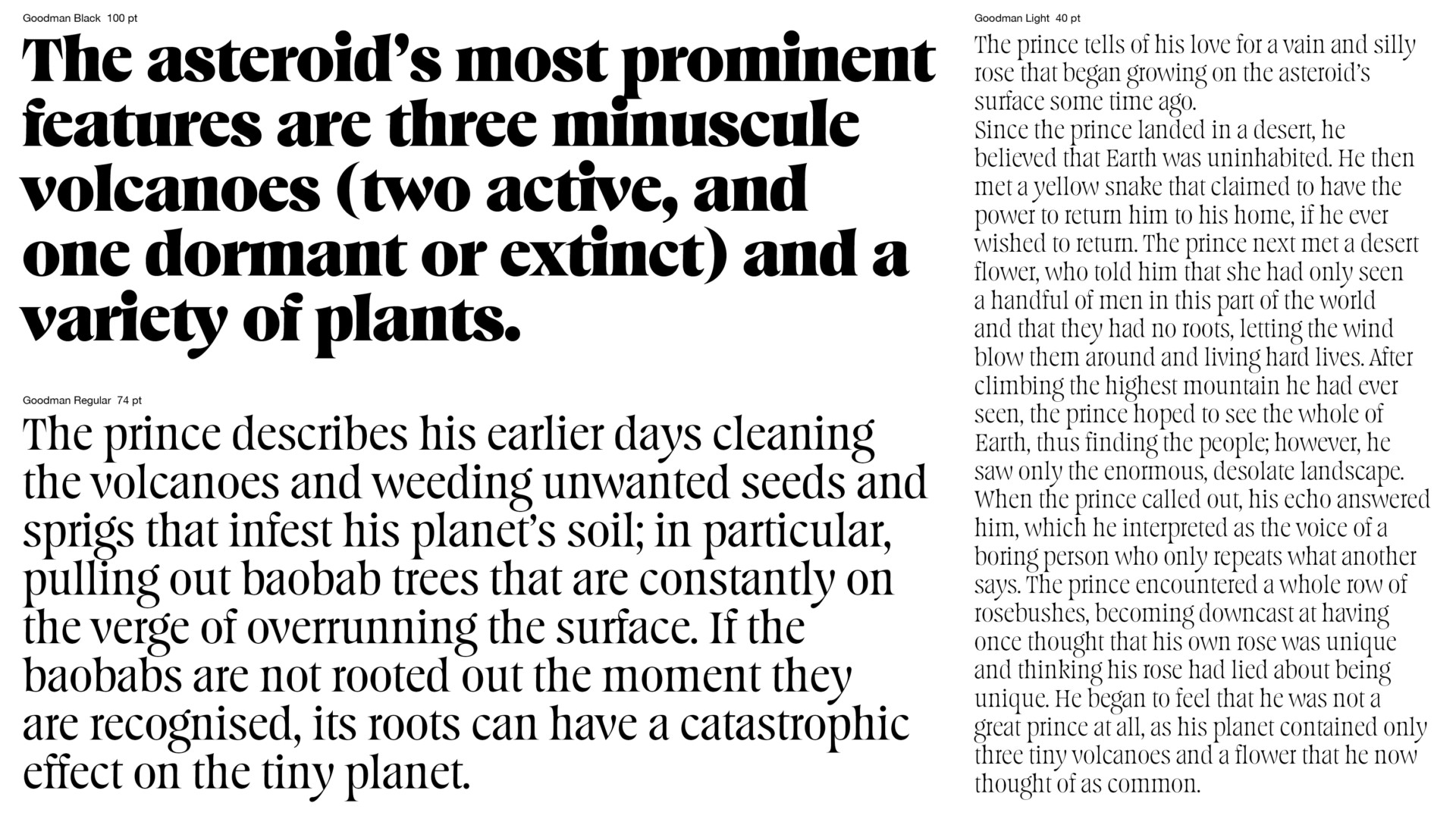 Goodman typeface Goodman Font